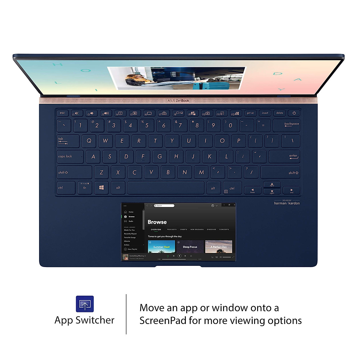 Asus ZenBook 14 Ultra-Slim Laptop 14 Full HD NanoEdge Bezel, Intel Core i7-1065G7, 8GB RAM, 512GB PCIe SSD, NumberPad, Thunderbolt 3, Windows 10 Home, Pine Grey, UX425JA-EB71 (Renewed)