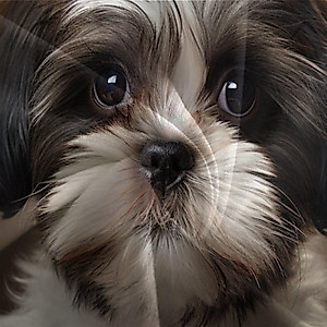 EVMILA Cute Puppy Comforter Covers Duvet Cover Quilt Cover for Boys Girls 3D Printed Dogs Bedding Set with Zipper Closure Soft Microfiber with Pillow Cases 3 Pieces Queen（228x228cm）