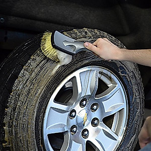 Detail King Tire and Whitewall Cleaner - Contains Darkening Agent - For Use Before Applying Tire Dressing - Gallon