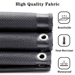 Zero Gravity Chair Replacement Fabric with Bungee Cord Kit, 21 Inch Wide Repair Cloth with Replacement Cord for Oversized XL Anti Gravity Chairs Outdoor Recliner Patio Lounge Lawn Beach Sling Chair