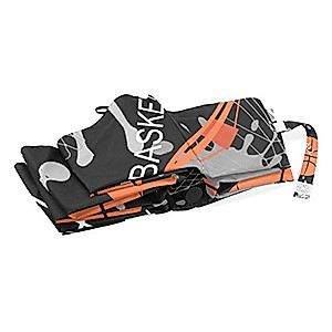 AUUXVA 3 Folds Auto Open Close Umbrella Sport Ball Basketball Windproof Travel Lightweight Rain Umbrella Compact for Boys Girl Men Women