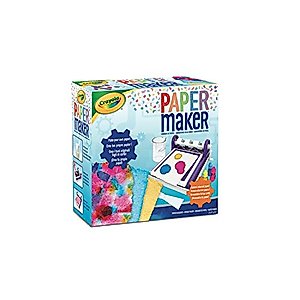 Crayola Paper Maker, Paper Making DIY Craft Kit, Gift for Kids, 7, 8, 9, 10