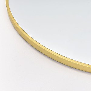 BEVERDY Arched Full Length Mirror - 18"58" Floor & Wall Mounted Mirror for Bedroom & Living Room, Gold