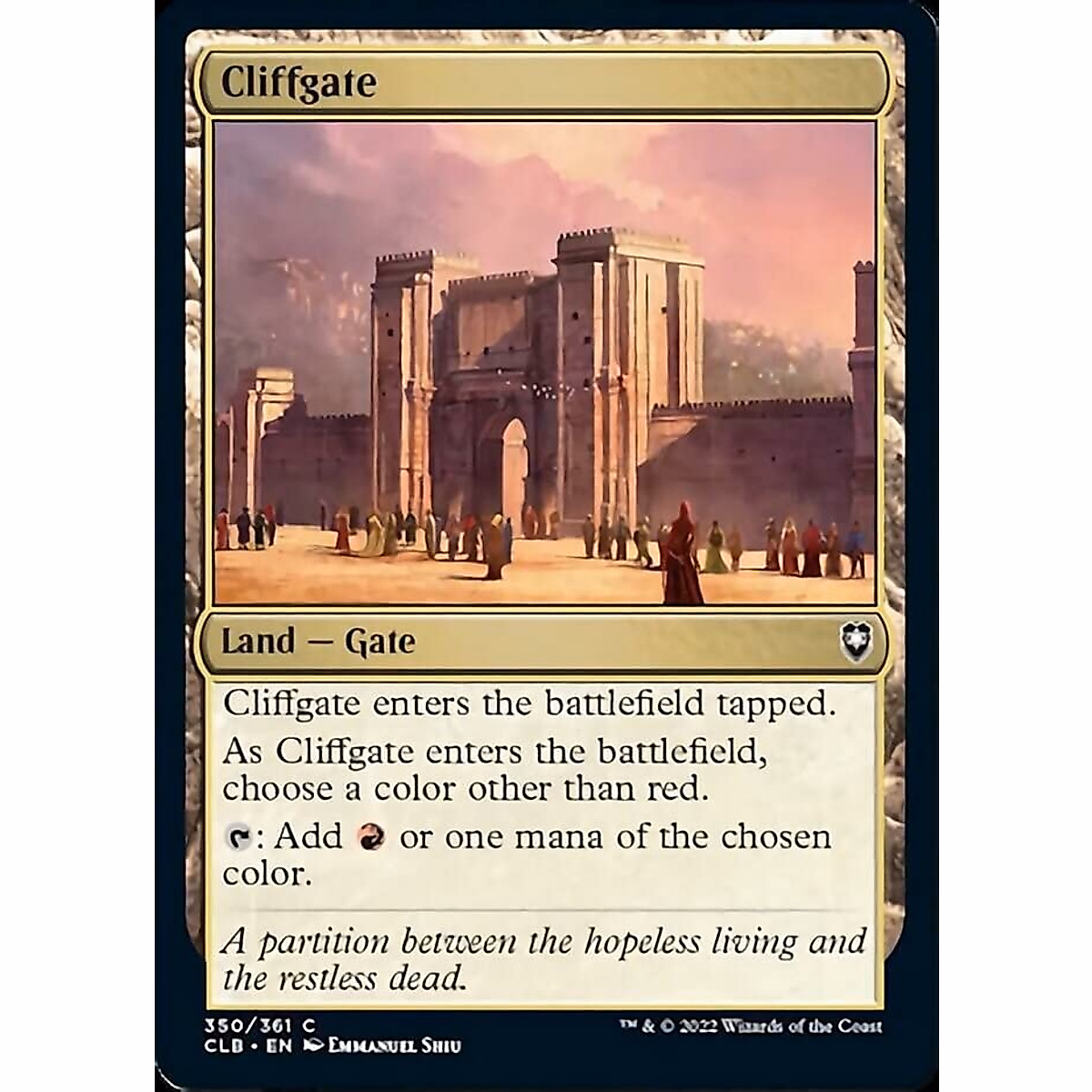 Magic: the Gathering - Cliffgate (350) - Battle for Baldur's Gate