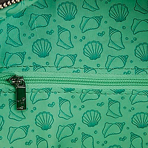 Loungefly Disney The Little Mermaid All Over Print Womens Double Strap Shoulder Bag Purse