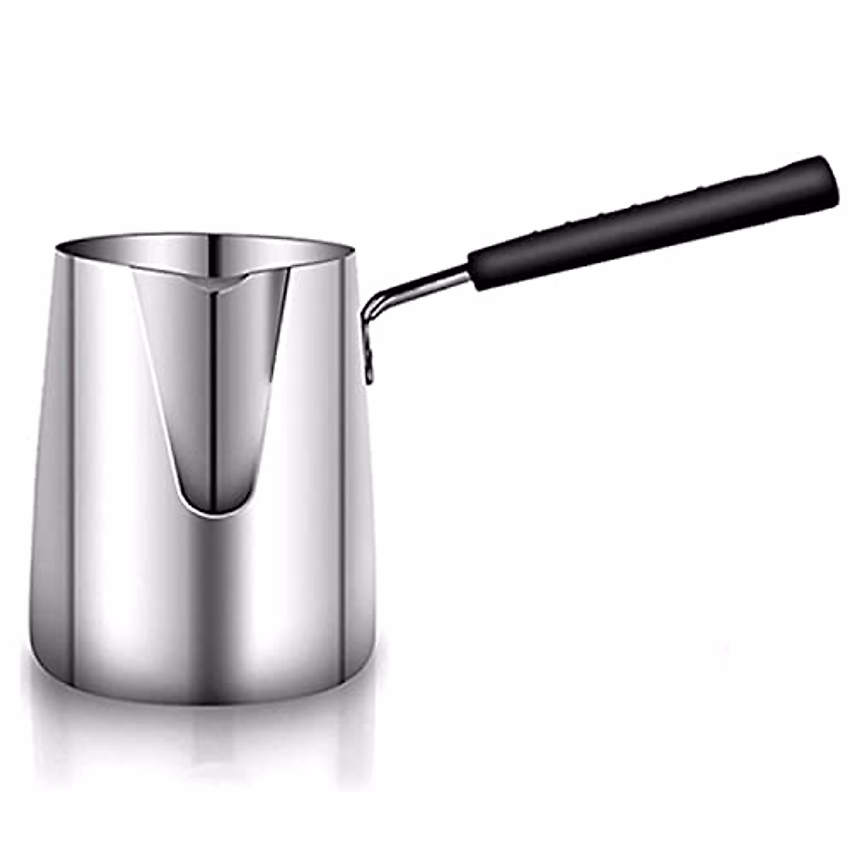 Butter Coffee Milk Warmer Mini Butter Melting Pot Turkish Coffee Warmer and Butter Melting Pot, Stainless Steel, 20-Ounce Capacity (600ML)