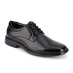 Dockers Mens Irving Slip Resistant Work Dress Oxford Shoe, Black, 12 M