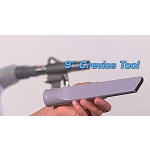 Guardair Gun Vac 1500 Pneumatic Gun Vacuum Cleaner Suction Kit with 9-Inch Crevice Tool and High Filtration Collection Bag