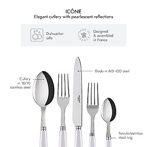 Sabre Natura 5-Piece Flatware Set White