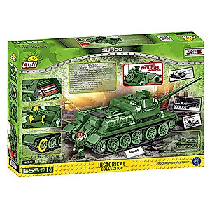 COBI Historical Collection SU-100 SPG Vehicle , Green