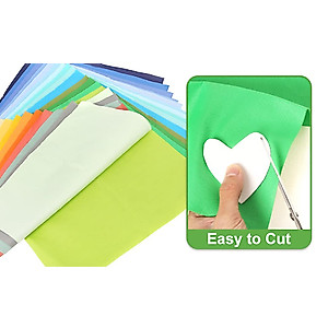 Meneng Solid Cotton Fabric Bundle: 50pcs Pack 10x10 Inch Percut Squares Assorted Washable Quliting Fabrics Bundles for Patchwork Sewing DIY Handmade Crafts