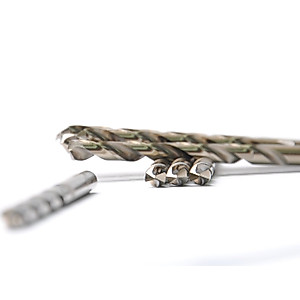 5PCS, 3/8", Cobalt Twist Drill Bits