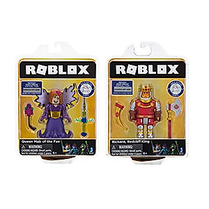Roblox Celebrity Collection - Queen Mab of the Fae + Richard, Redcliff King Two Figure Bundle [Includes 2 Exclusive Virtual Items]