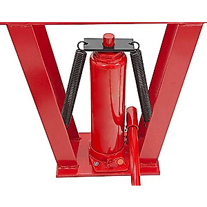 BIG RED T31202 Torin Hydraulic Pipe/Tube Bender with Adjustable Rollers and 6 Cast Iron Dies, 12 Ton (24,000 lb) Capacity, Red