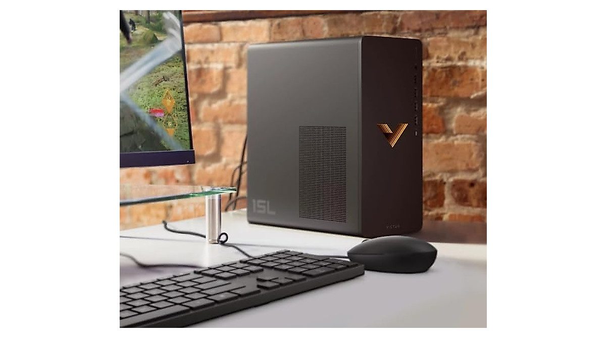HP Victus 15L Gaming Desktop | Ryzen 5, 32GB RAM, 1TB SSD