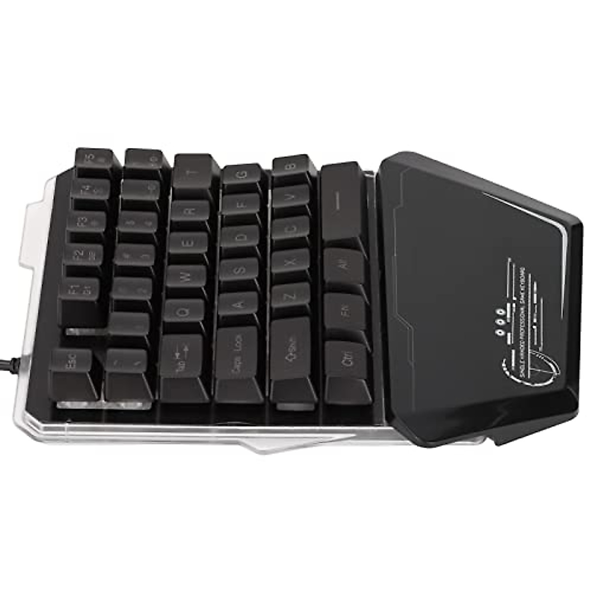 Ranvo Gaming Keyboard, 35 Traditional Keys One-Handed Ergonomic Gaming Keyboard for Home and Office