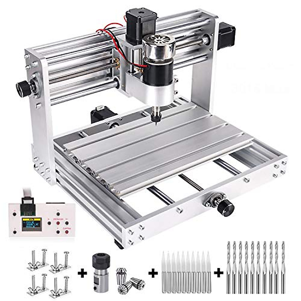 Upgraded CNC Router Machine, Mcwdoit Engraving Machine 3018Pro-MAX 200W Spindle Engraver for Woodworking And Metal, GRBL Control 3 Axis PCB Milling Machine Wood Router Engraver