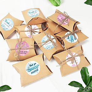 80 Little Snowflake Thank You stickers, Frozen Party Thank You Snow Much Stickers, Winter Wonderland Baby Shower Party Favor Labels