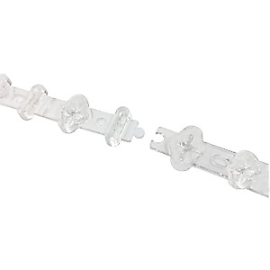 Flexible Stainless Bird Spikes with Plastic Base, Pigeon Fence (5 Feet Coverage 3 Strips)