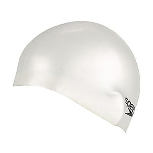 Speedo Plain Moulded Silicone Swim Cap for Juniors