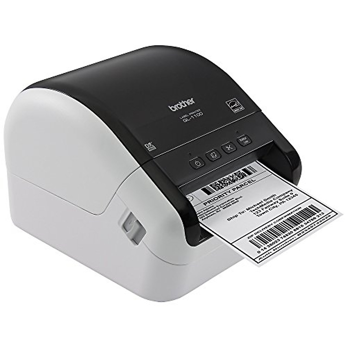 Brother QL-1100 Wide Format, Postage and Barcode Professional Thermal Label Printer, Black
