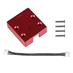 Aluminum 3D Printer Parts Filament Break Module Detector Sensor Run Out Pause Monitor for Creality CR-10 V3 V2 / SV03 / CR-10S Pro V2 / CR10 Max/Ender 3 Max/Ender-6 /CR-3040 Pro (Filament Sensor)