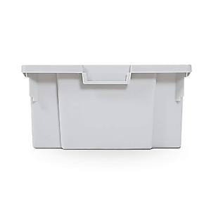 LUXOR MBS-BIN-4L Stackable Storage Bins (4 Large)