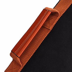 Tourbn TOURBON Retro Canvas Sunday Golf Bag Club Carrier Travel Driving Range Bags Lightweight, Black