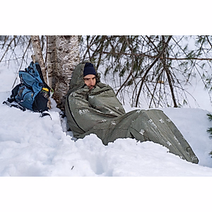 S.O.L. Survive Outdoors Longer SOL Escape Bivvy with Hood - Green - 42gsm