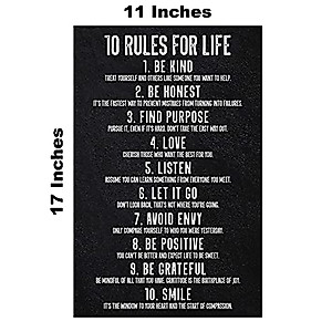 L&O Goods Motivational Posters | Inspirational Wall Decor | 11X17 inches | Home Decor