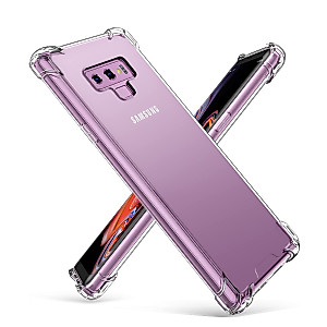 KIOMY Clear Case for Samsung Galaxy Note 9 5G Airbag Corners Shockproof Bumper Protective Phone Cover, Hybrid Design Hard PC Back with Flexible TPU Frame