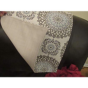 Headrest cover for furniture slipcovers headrest cover for recliner furniture protectors Home sofas loveseats theater chairs office chairs recliners RV's Housewarming gifts By: Bittlemen. Co. (Blue)