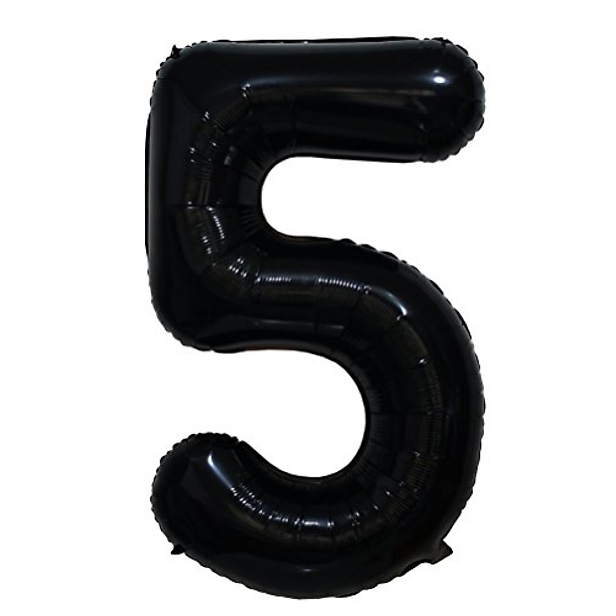 Tellpet Black Number 5 Balloon, 40 Inch
