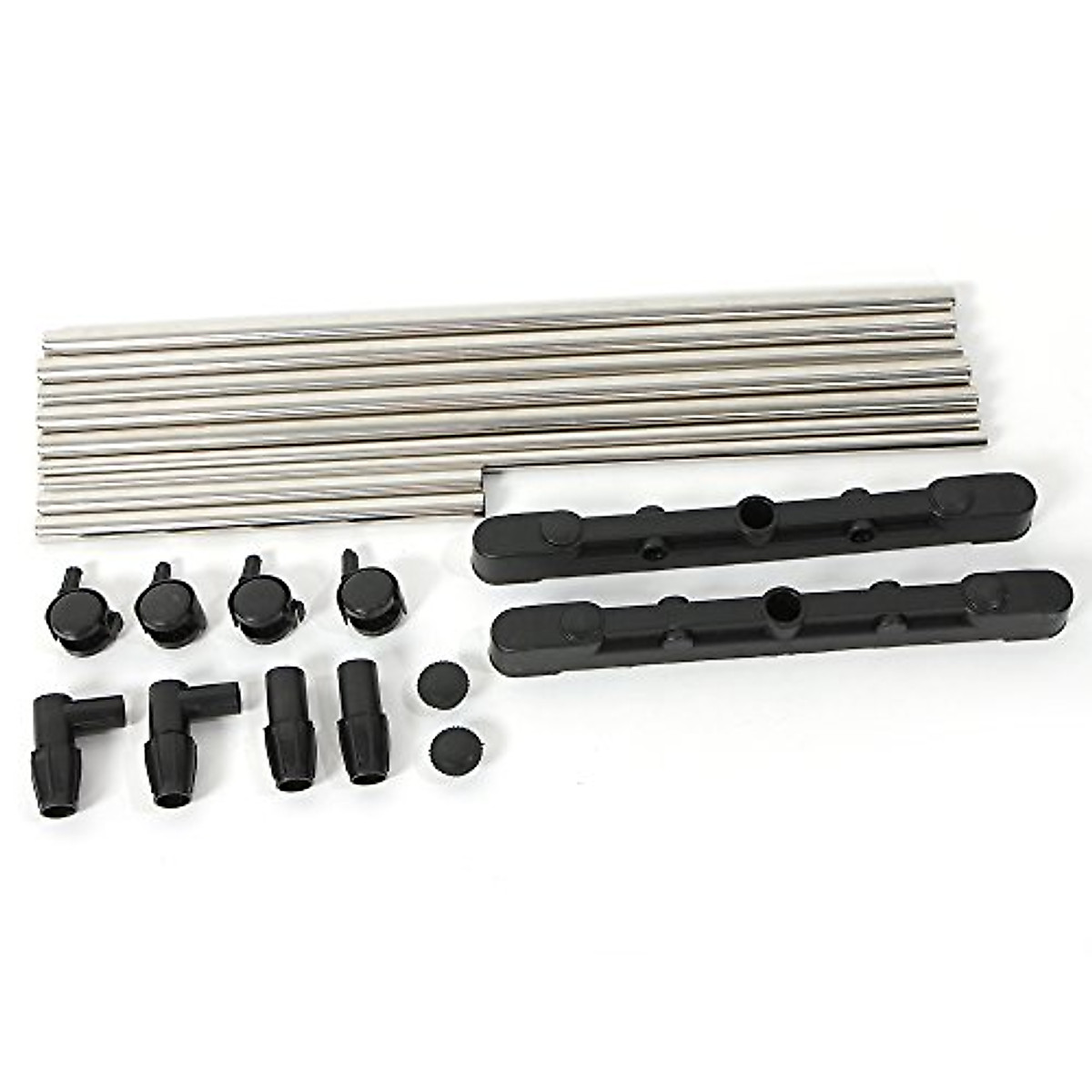 Clothes Garment Rack Clothing Rack Single Bar Adjustable Garment Racks Rolling Clothes Organizer Vertical and Horizontal Stretching Hanging Rod Stand Clothes Rack with Shoe Shelf and Wheels