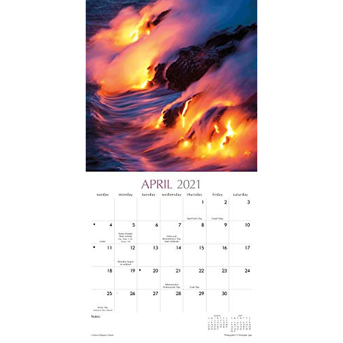Hawaii Wall Calendar 2021