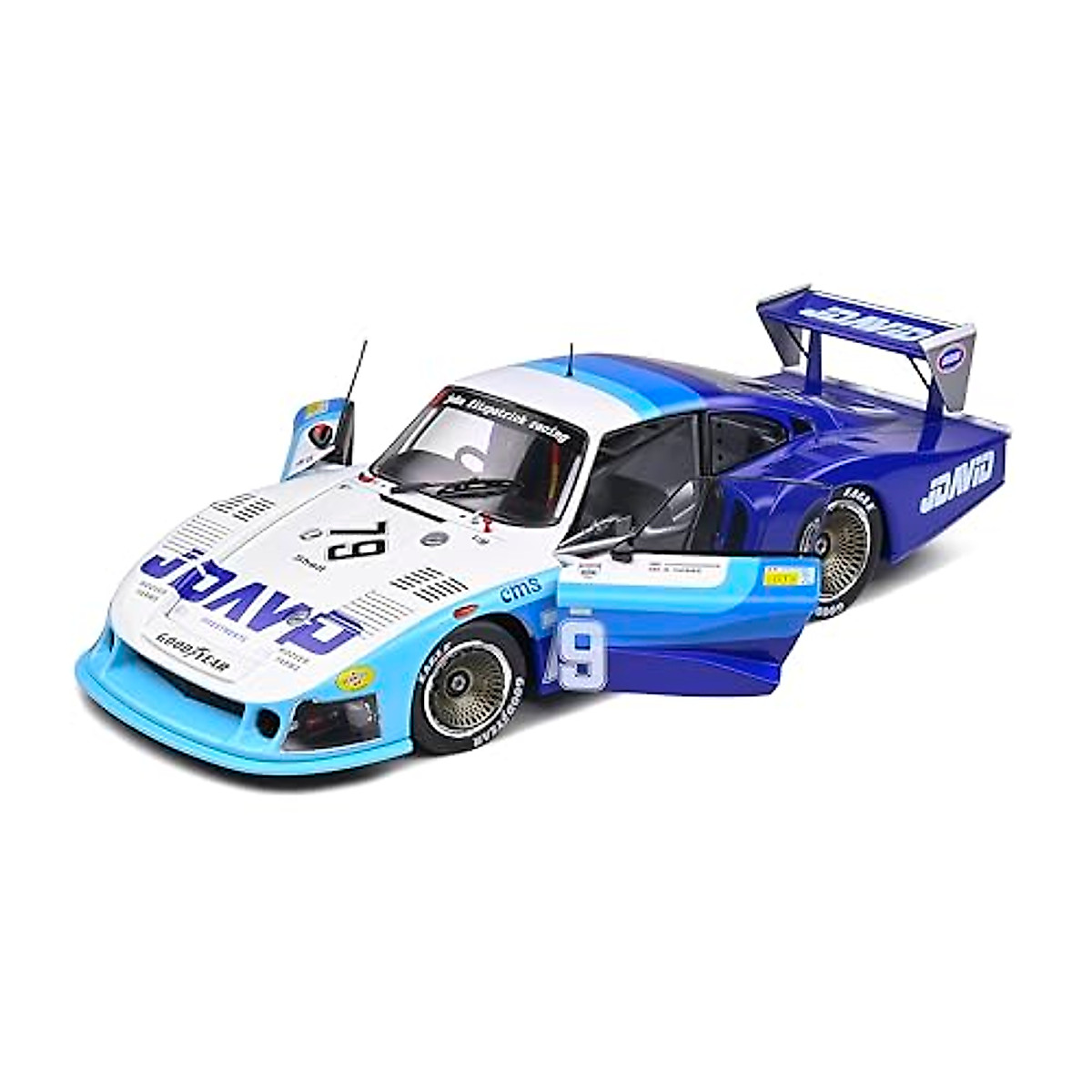 solido S1805402 1:18 1979 Porsche 935 'Mobydick' -Le Mans #79 Collectible Miniature car, Multi
