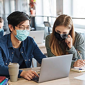 FLTR General Use Face Mask, 50 Disposable Masks (50, Black)