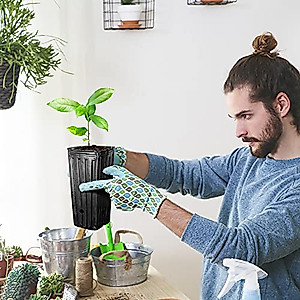 Iceyyyy 40Pcs Tall Tree Pots,Plastic Deep Nursery Treepots,7.8" Tall Seedling Flower Plant Container Pots for Indoor Outdoor Garden Plants (40pcs)