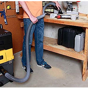 WORKSHOP Wet/Dry Vacs Vacuum Accessories , 1-7/8-Inch x 10-Feet Heavy Duty Contractor WS17823A Wet/Dry Vac Hose for Wet/Dry Shop Vacuums