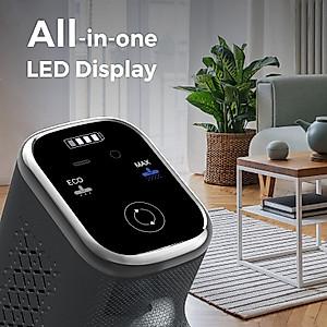 YESMAE Cordless Vacuum Cleaner Up to 55 Minutes Runtime: Powerful 33Kpa Suction, 400W Brushless Motor, LED Headlight, 8-in-1 Easy Switching Between Stick Vacuum & Lightweight Handheld Vacuum