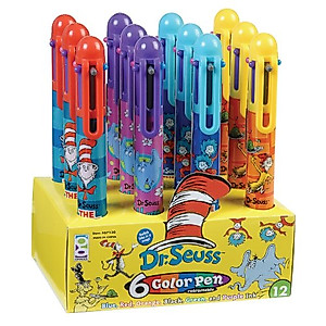 Raymond Geddes Dr. Seuss 6-in-1 Retractable Pens (Pack of 12)