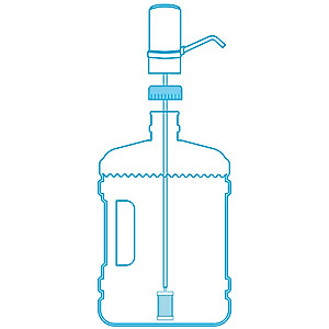 Sagan Life 5 Gallon Countertop Water Filter System, Portable Plastic Water Purification Unit, Removes 99.999% of Tiny Particles