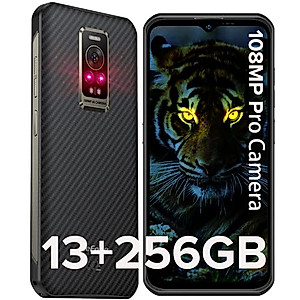 Ulefone Armor 17 Pro Rugged Cell Phone 4G, Helio G99 13+256GB, 108MP Pro Camera, 120Hz Display, 66W Quick Charge, Work with Magnetic Accessories, Android 12 Unlocked Smartphone, 2.4/5G WiFi 6