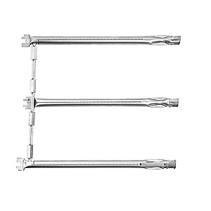 X Home 69787 Grill Burner Tubes Replacement for Weber Spirit & Spirit II 300 Series, Spirit II E-310 Grill with Front Control, Heavy Stainless Steel, 18-Inch