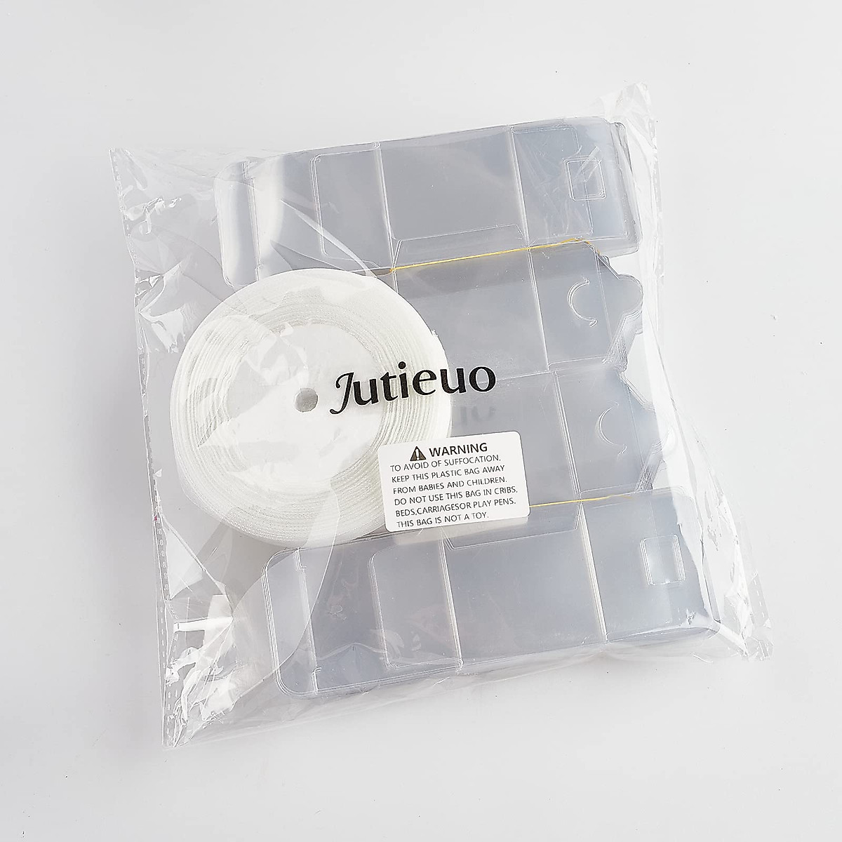 Jutieuo 100 Pack Single Cake Pop Box With Hole for Stick and Ribbons 1.9x1.9x2 Inches, Clear Plastic Lollipop Candy Treat Boxes Individual Cake Pop Display Packaging Boxes