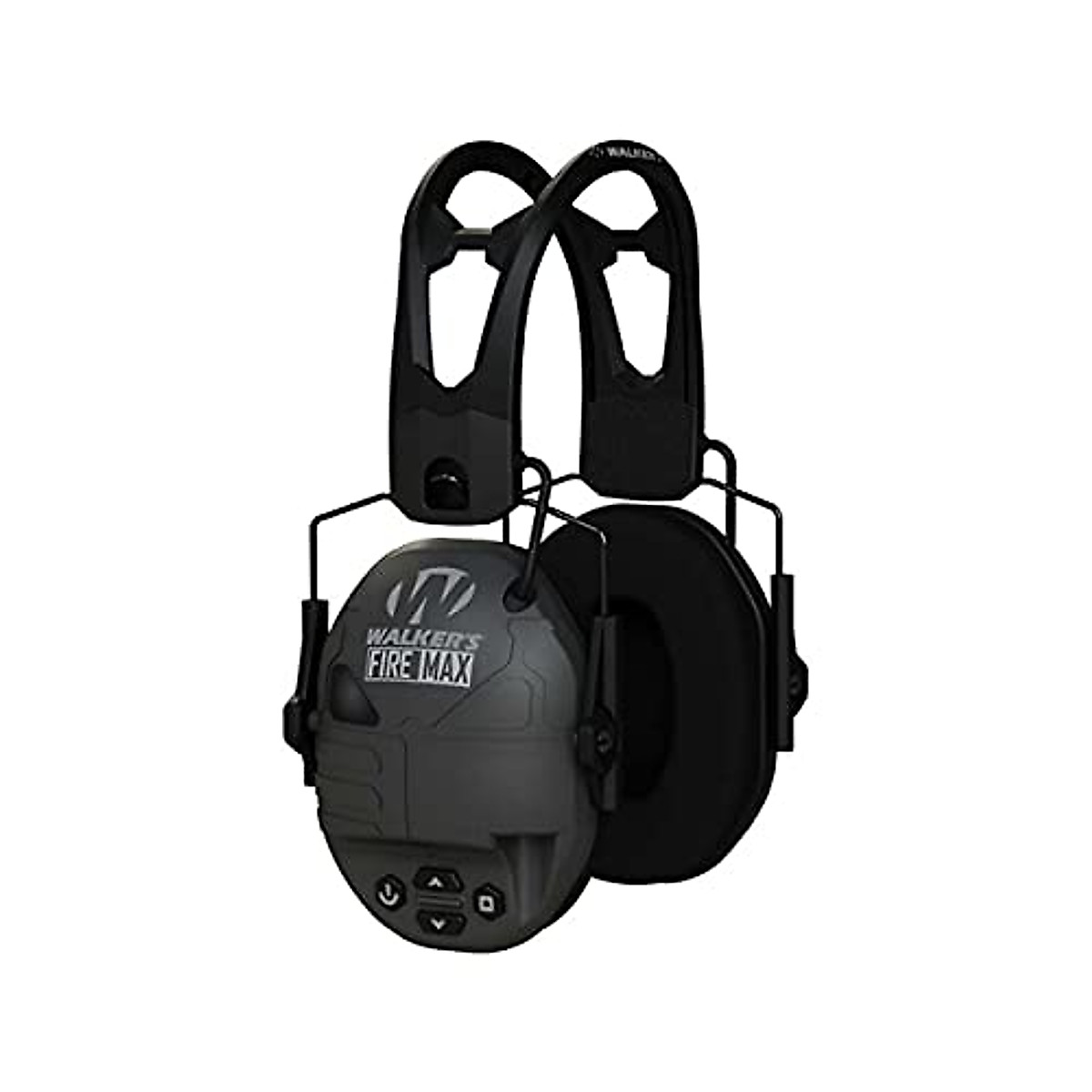 Walker's Rechargeable Lightweight Shooting Hunting Range Electronic Slim Low Profile Hearing Protection FireMax Earmuffs