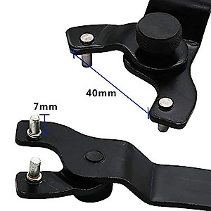 HUAHA Angle grinder wrench for Bosch & Other Grinders,SEWA20 Adjustable Lock-Nut Grinder Wrench(2Pack)