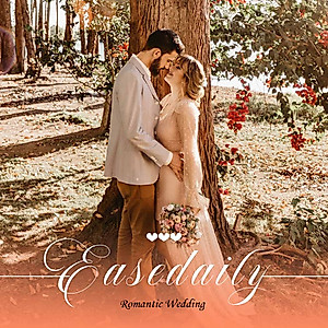 Easedaily Bride Wedding Hair Pins Silver Crystal Bridal Hair Pieces Rhinestone Hair Accessories for Women and Girls (pack of 2) (A-Silver)