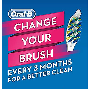 Oral-B Pulsar 3D White Advanced Bacteria Guard Toothbrushes Pack of 4