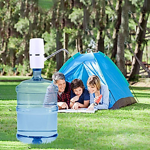 Myvision 5 Gallon Water Bottle Pump Water Bottle Dispenser USB Charging Electric Water Jug Dispenser for Universal 2-5 Gallon Bottle
